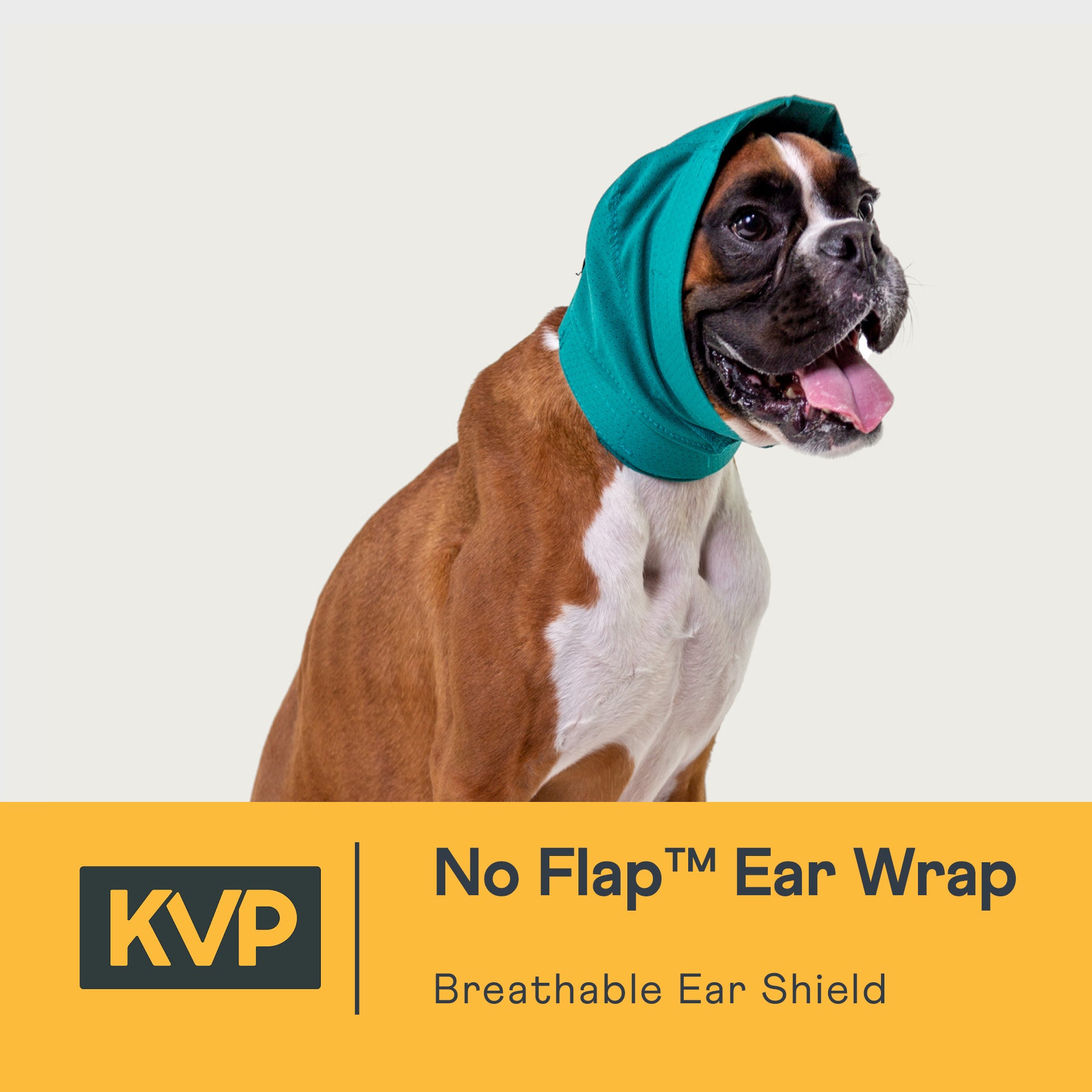 No Flap™ Ear Wrap E- Collar - Dog Ear Protector – KVP International LLC